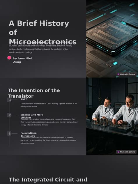 A Brief History Of Microelectronics Pdf Embedded System Integrated Circuit