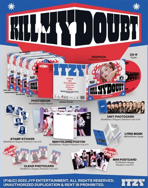 Itzy Album Kill My Doubt Digipack Kr Multimedia