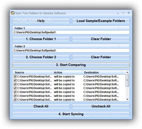 Compare And Sync Two File Folders Software Download Softpedia