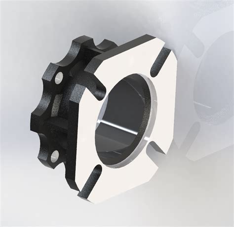 Gearbox Output Flange For Hhm 063 Style Fa Ampro Electric Ltd