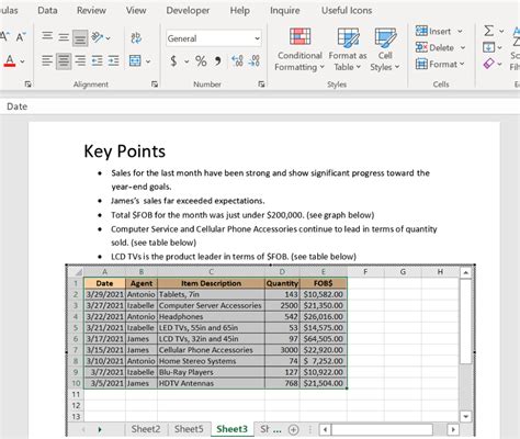 152 Microsoft Word Integration With Microsoft Excel And Microsoft