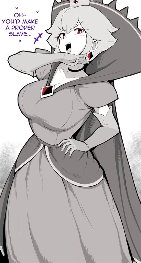 Princess Peach And Shadow Queen Mario And 2 More Drawn By Sallyluna