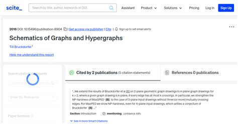 Schematics Of Graphs And Hypergraphs Scite Report