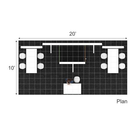 10x20 Booth Design With Meeting Space Stl1020 02