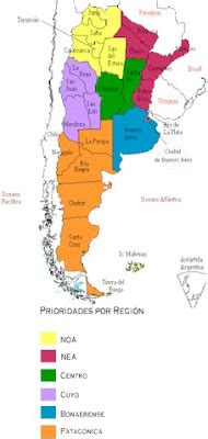 Geografía De La Región Del N O A División Política De La Región Del Noa