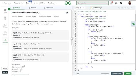 Geekstreak2025 Gfg2025 Gfg160 Problemsolving Dsa Codingchallenge Sanskar Vaibhav