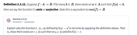 solved definition 2 3 12 suppose f a→b if for every b∈b