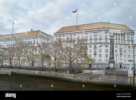 Thames House On The North Bank Of The River Thames London England