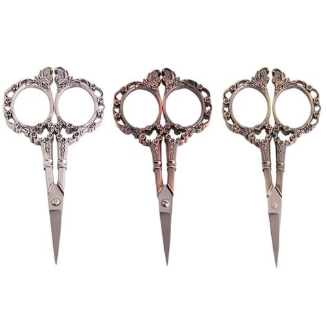 유럽 빈티지 가위 바느질 자수 및 바느질 가위 매화 재단사의 가위 절단 Diy 바느질 도구재단 가위 Aliexpress