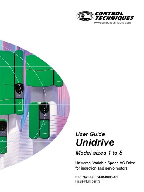 Control Techniques Unidrive Manual Pdf Pdf Electromagnetic