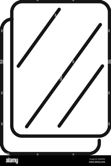 Tablet Replace Screen Icon Outline Vector Mobile Broken Computer Service Stock Vector Image