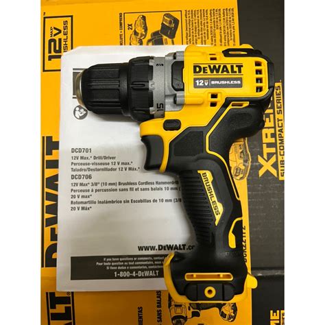 Dewalt 得偉 Dcd701 12v 無刷電鑽 扭力575 Nm 輕巧好用 扭力媲美18v 蝦皮購物