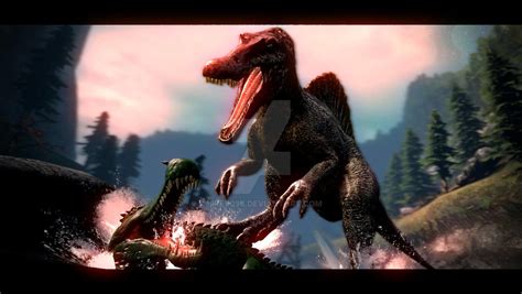 Spinosaurus Vs Sarcosuchus Sarcosuchus Dinosaur Mobile World Wiki