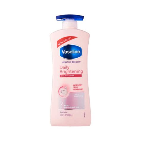 Vaseline Healthy Daily Brightening Even Tone Body Lotion Pink 600ml