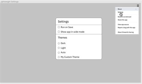 Theming Create Theme Selector · Issue 2650 · Streamlitstreamlit · Github
