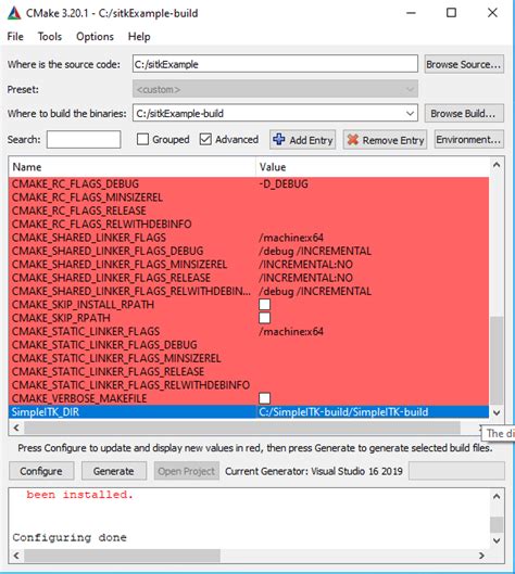 A Simple C CMake Example SimpleITK Documentation