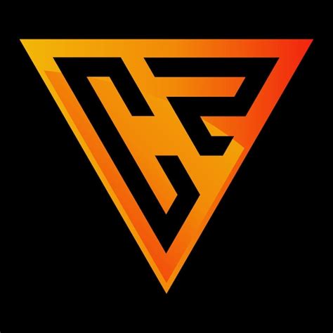 Premium Vector Letter Cz Triangle Logo Design