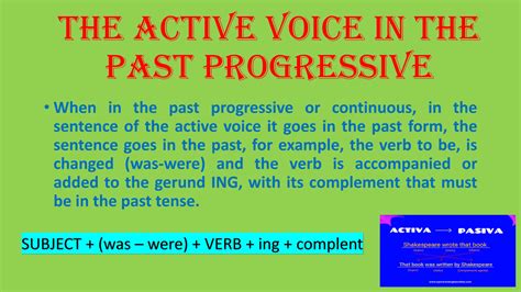Active And Passive Voice In Past Progressivepdf