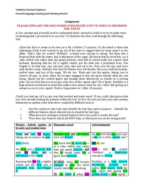 Discourse Strategies Practice Pdf Floppy Disk Coccinellidae