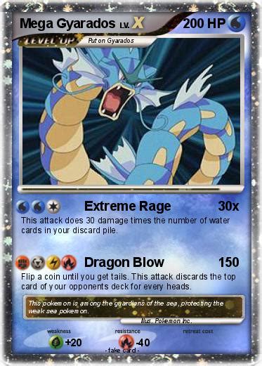 Pokémon Mega Gyarados Extreme Rage My Pokemon Card