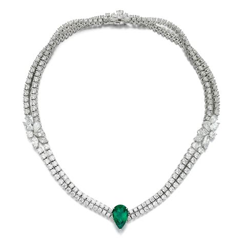 Graff Diamond And Emerald Necklace The Weekly Edit Fine Jewels