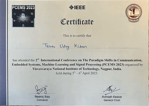 Uday Kiran Tentu On Linkedin Pcems2023 Conferenceexperience Networkingopportunity