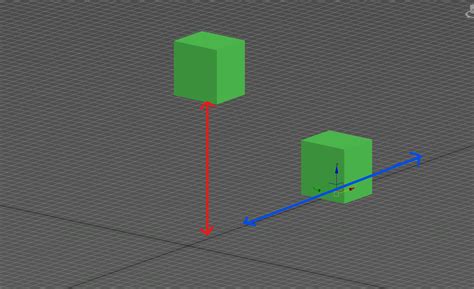 How Do I Make The Second Cube Move Horizontally When I Move The First Cube Vertically Using