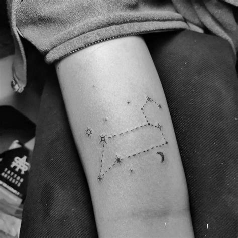 Keith Inks Leo Constellation 😍🌟🌞🌙 First Tattoo ️ Dm For Bookings