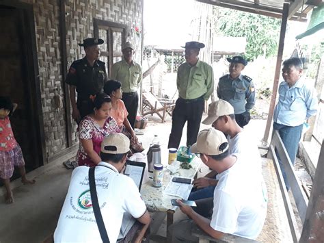 မုံရွာမြို့နယ်တွင် စမ်းသပ်သန်းခေါင်စာရင်း ကောက်ယူခြင်းလုပ်ငန်းများ အဌမ‌နေ့ ဆောင်ရွက