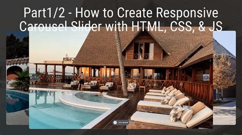 Part 12 How To Create A Responsive Carousel Slider With Html Css