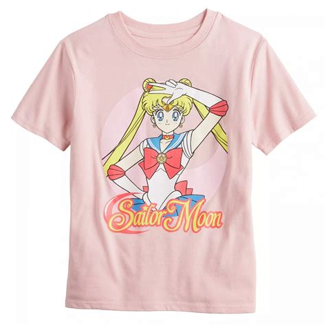 Kohls Girls Sailor Moon Graphic T Shirt