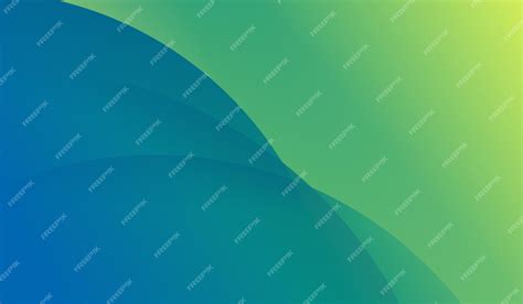 녹색 그라데이션 배경 현대적인 디자인 프리미엄 벡터