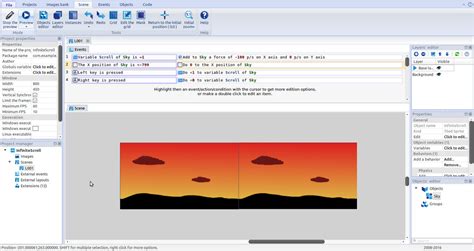 Infinite Background Scroll How Do I GDevelop Forum