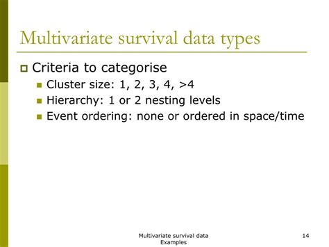 Ppt Multivariate Survival Analysis Powerpoint Presentation Free Download Id4751898