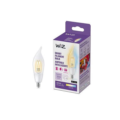 Wiz Tunable White 40 Watt Eq B11 Tunable White Candelabra Base E 12
