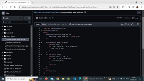 Khushi Rathore On Linkedin 25thdayofcode Codingchallenge Algorithm Countsmallernumbers