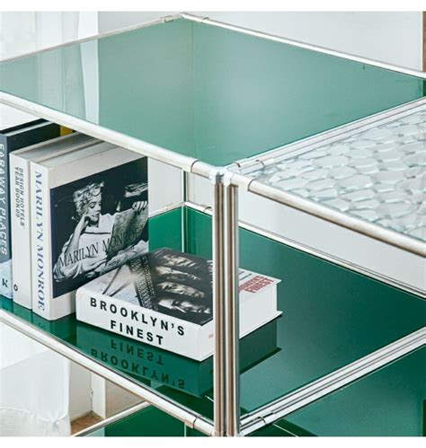 미드센츄리 전현무 경수진 모듈 가구 Usm 스타일 유리 선반 테이블 모던 거실장 티몬