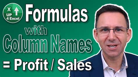 This Is How You Use Column Names In Excel Formulas Youtube