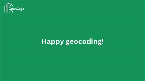 How To Geocode Data In Excel Spreadsheets With Opencage Nocode Tutorial Youtube