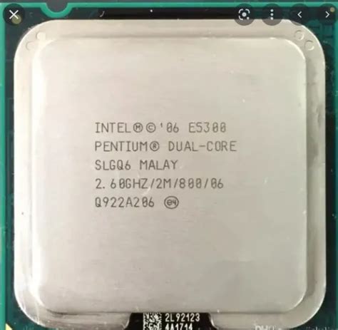 ซพย Intel Pentium Dual Core E5300 CPU Processor 2 6Ghz 2M 800GHz Socket 775 ดหนง ฟง