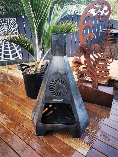 Small Chiminea — Steel Art Nz
