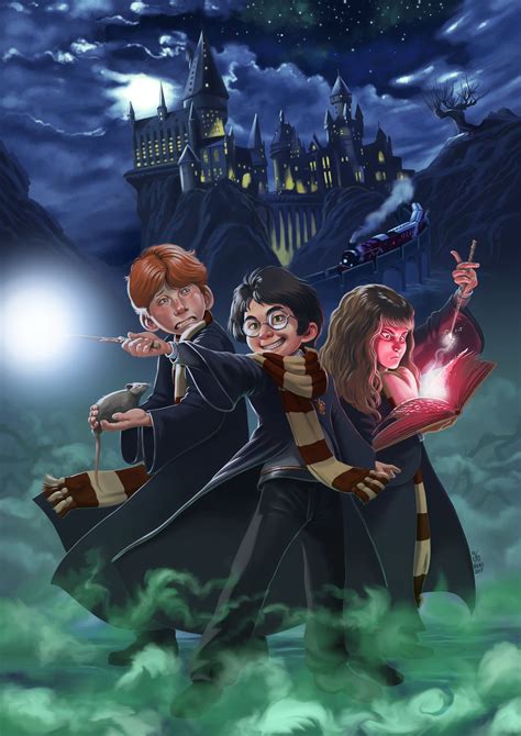 Fanart Harry Potter J G Miedes Harry Potter Anime Wallpaper Harry