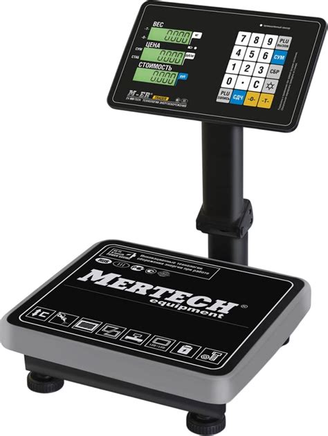 Торговые электронные весы MERTECH M-ER 333 ACPU-60.20