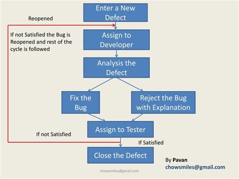 Defect Life Cycle And Defect Status Life Cycle Ppt