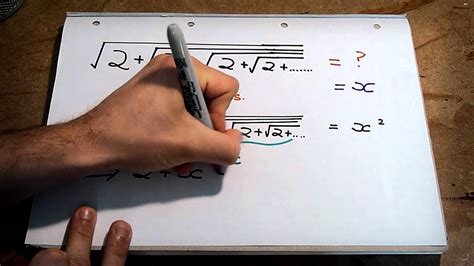 Problem Repeating Square Roots YouTube