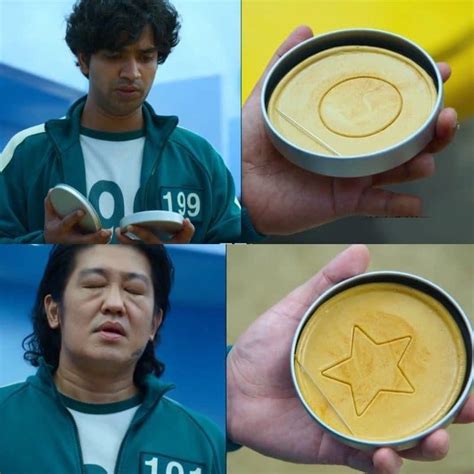 Squid Game Dalgona Candy Honeycomb Challenge Gula Viral Permainan Korea Christmas Candy Xmas