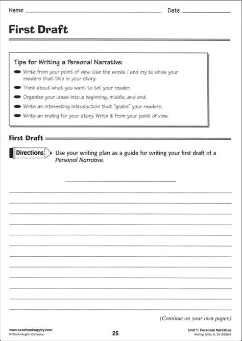Writing Skills Grade 6 Classroom Resource Center