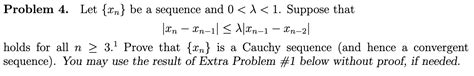 Solved Problem Let Xn Be A Sequence And