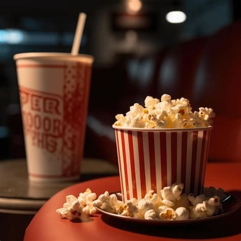Premium Ai Image A Popcorn Bucket Generative Ai