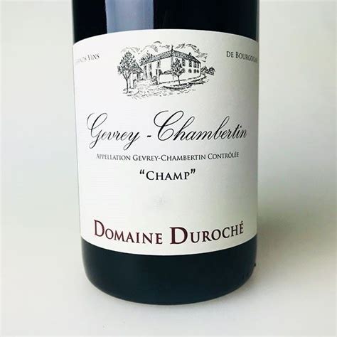 Superb 2018 Duroché Gevrey Chambertin Champ Crush Wine And Spirits